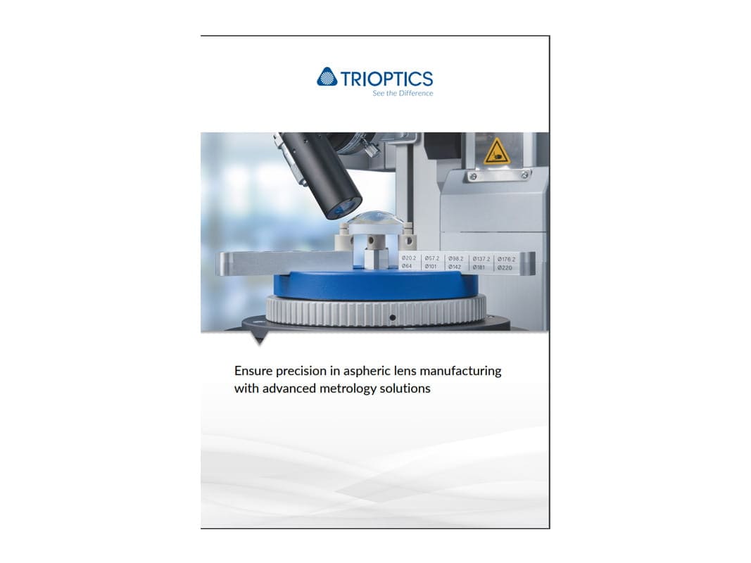 OptiCentric® - Lens centration and alignment | TRIOPTICS